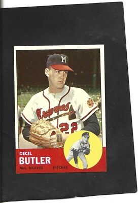 1963 Topps MLB # 201 Cecil Butler | eBay