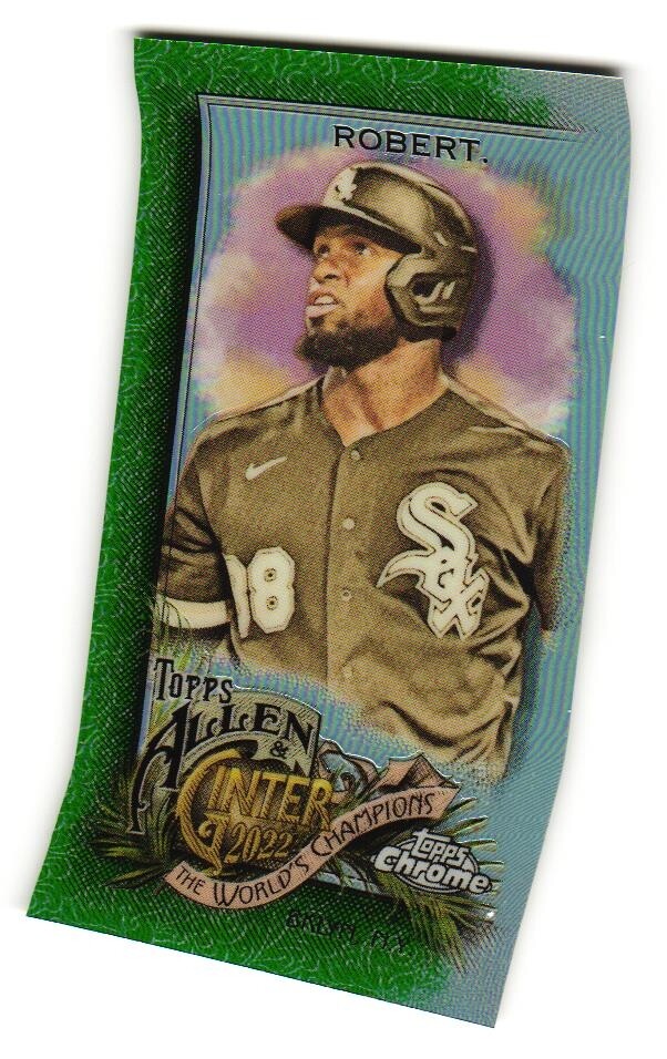 2022 Topps Allen & Ginter Chrome #2 Luis Robert Green Refractor | eBay