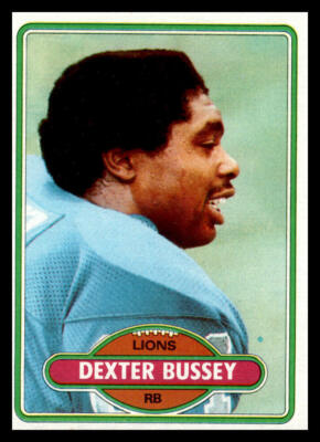 1980 Topps Dexter Bussey #66 Detroit Lions | eBay
