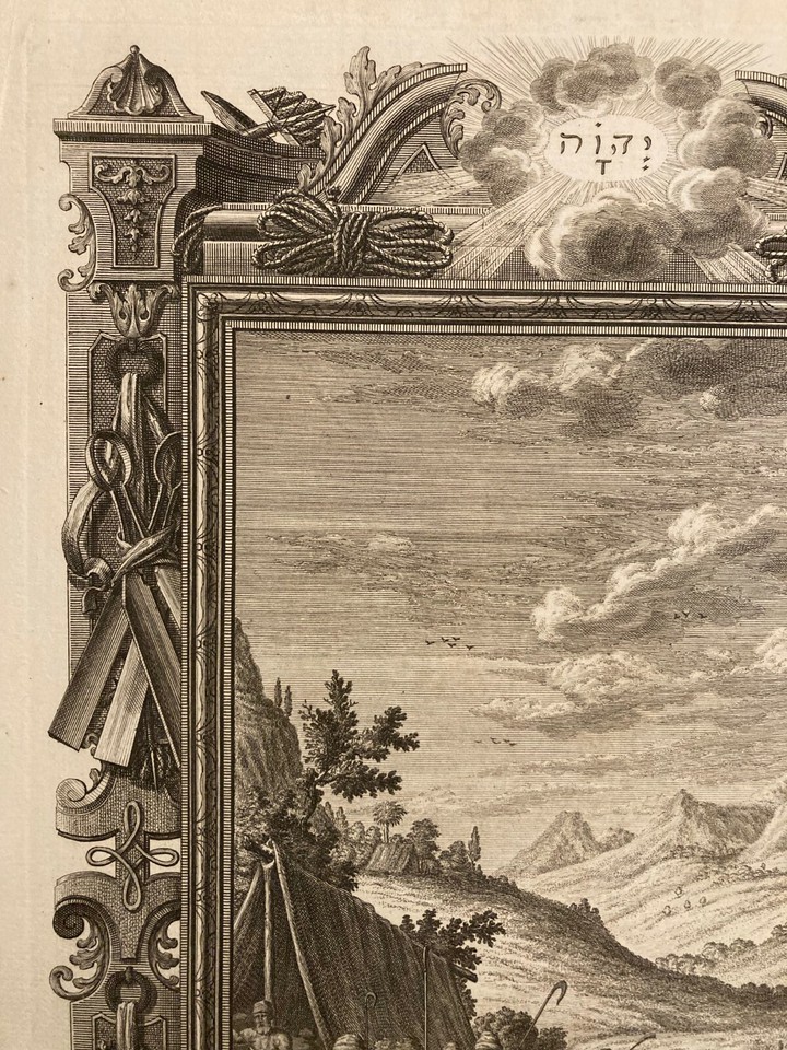 1731 Orig Old Master Bible Engraving Print Fine Art PHYSICA SACRA ...