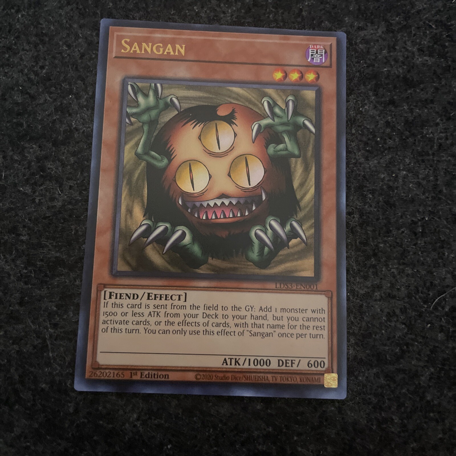 Yugioh LDS3-EN001 Sangan GOLD Ultra Rare NM 1ST ED | eBay