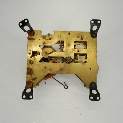 vintage Brass German Badische Uhrenfabrik #150 Clock Movement | eBay