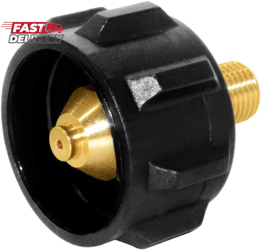 Hooshing QCC1 Propane Gas Fitting Adapter with 1/4 Inch NPT Male Pipe ...