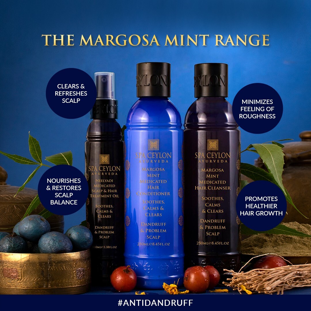 Spa Ceylon Margosa Anti-dandruff Hair Shampoo Conditioner Oil Medicated ...