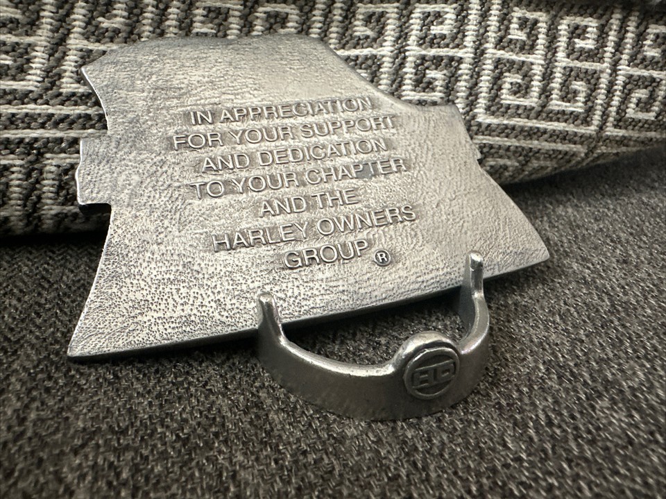 Harley Davidson Owners Group HOG 2004 Pewter Chapter Plaque Medallion ...