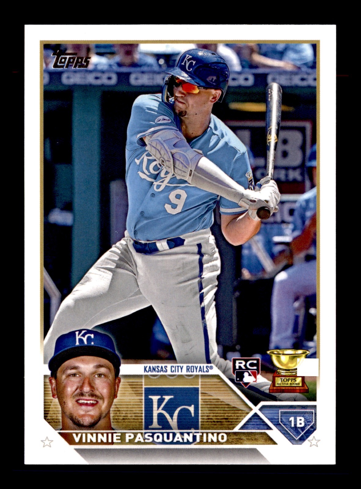 2023 Topps #302 Vinnie Pasquantino Rookie Card RC Kansas City Royals ...