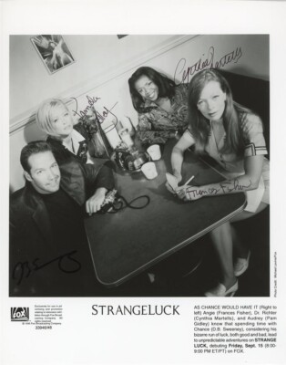 Strange Luck Cast- Signed Photograph by 4 | eBay