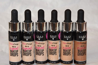 2X Hard Candy Glamoflauge Mix in Pigment MAKEUP DROPS Foundation U ...