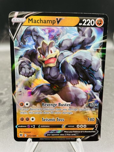 Pokemon Machamp V 072/189 Astral Radiance Ultra Rare Holo NM | eBay