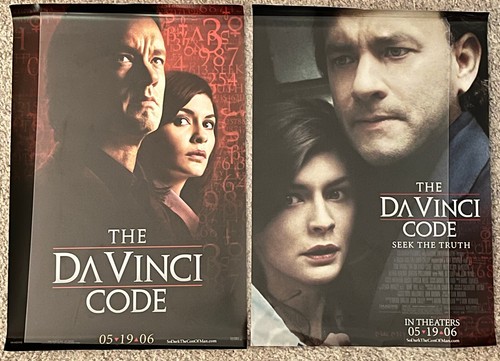 The Da Vinci Code 2006 Movie Posters 11x17- New Set of 2-Dan Brown | eBay