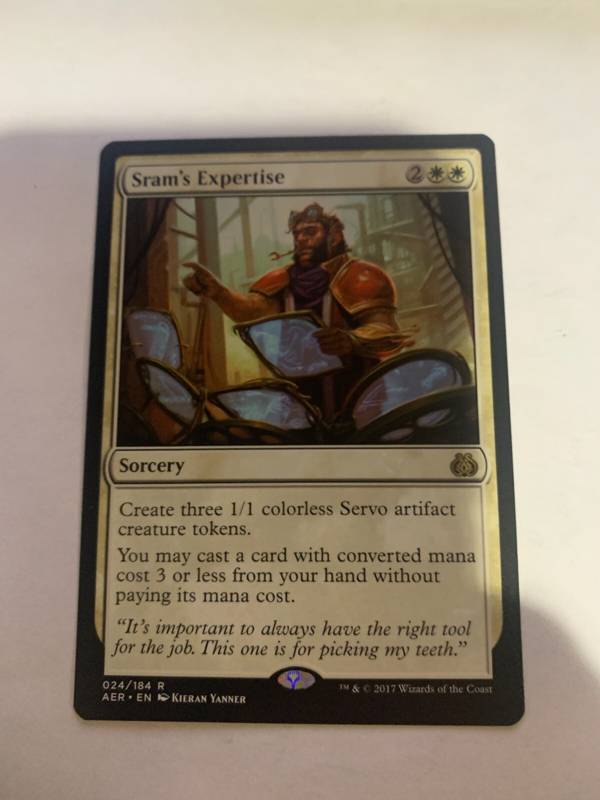 MTG Sram's Expertise Aether Revolt 024/184 Regular Rare | eBay
