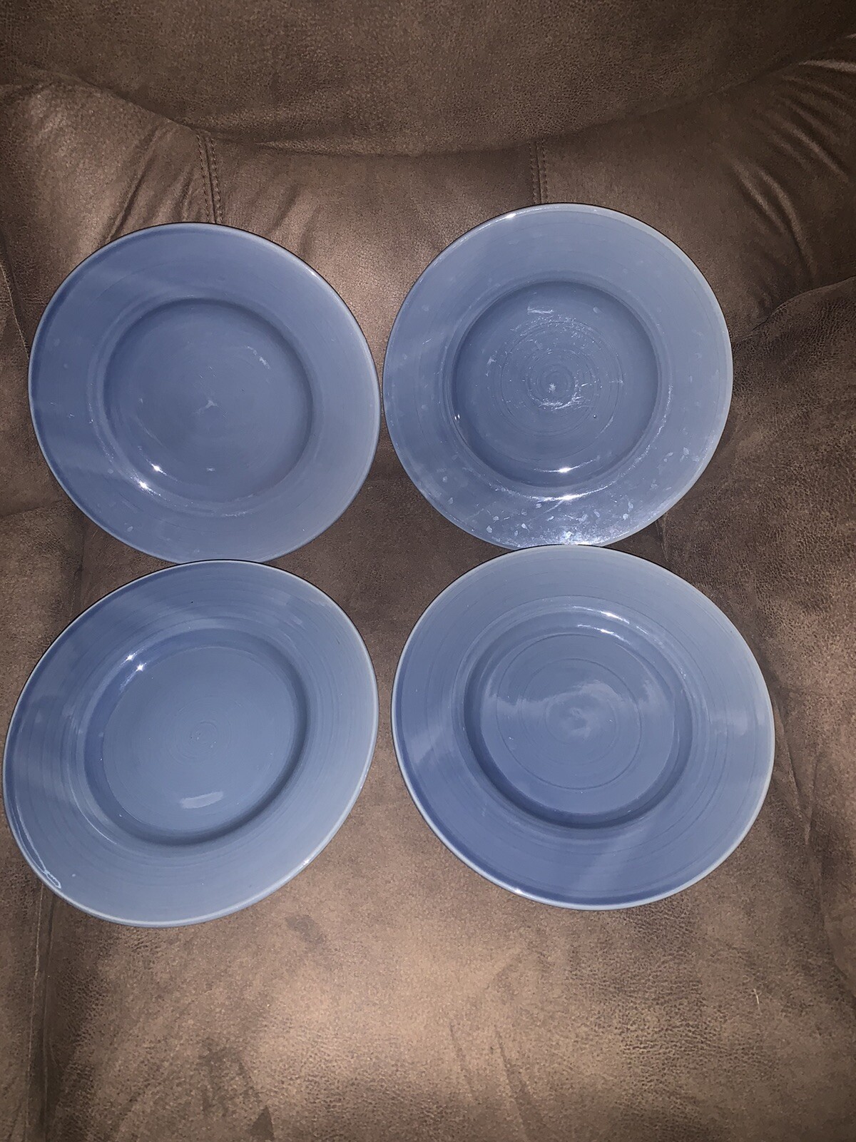 Pier One China - Blue 11 Inch Dinner Plates Set Of 4 | eBay