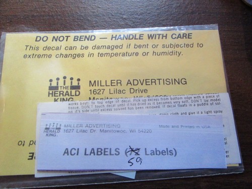 Herald King Decals HO ACI-59 Automatic Car Identification (KarTrak ...