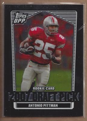 2007 Topps Draft Picks and Prospects Chrome Black #151 Antonio Pittman ...