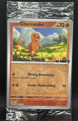Charmander 004/165 Pokemon EB Games Australia NZ Exclusive US Seller NM ...