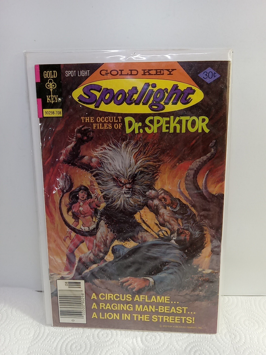 Vintage Gold Key Spotlight Comic~ The Occult Files of Dr Spektor~ # 8 ...