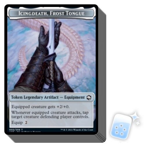 10 pcs ICINGDEATH, FROST TONGUE TOKEN (2/19) Adventures In The ...