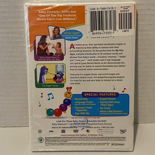 Baby Einstein: My First Signs (DVD, 2007) for sale online | eBay