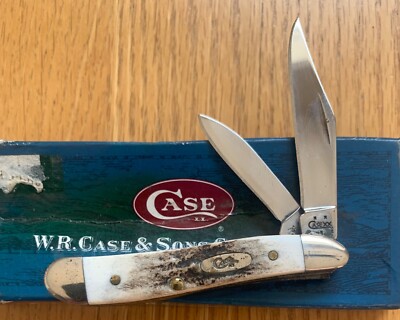 CASE STAG PEANUT KNIFE NEVER USED IN BOX 5220 SS D12 | eBay