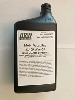 Way oil for milling machines hardinge lathes - Mobil Vacuoline 1409 ...