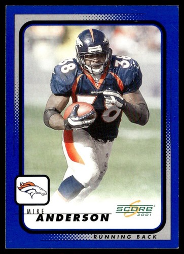 2001 Score Mike Anderson Denver Broncos #64 | eBay