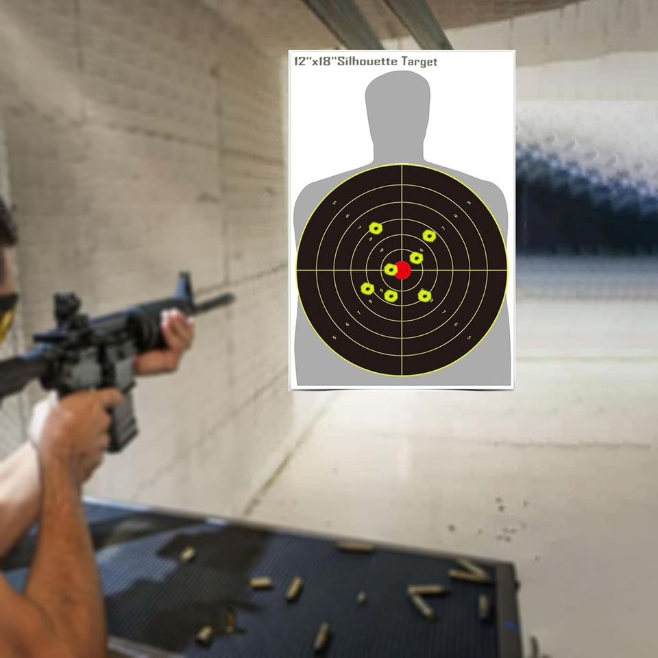 12X12” Splatter Targets for Shooting – Reactive Fluorescent Feedback ...