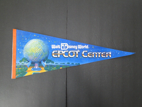 Vintage 1982 Walt Disney World Epcot Center Banner (Please Read ...