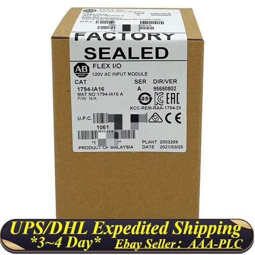 NEW AB 1794-IA16 SER A Flex I/O 120VAC Input Module | eBay