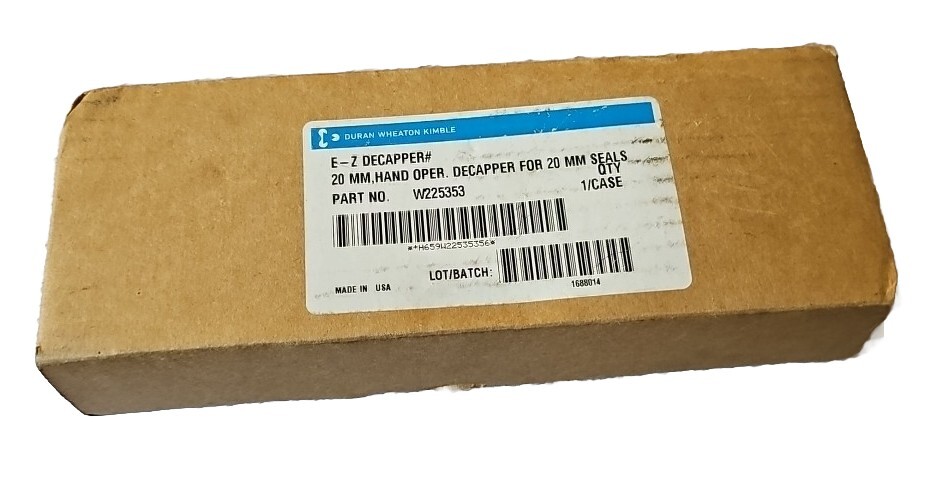 Wheaton E-Z Decapper W225353 To Remove 20mm Aluminum Seals | eBay