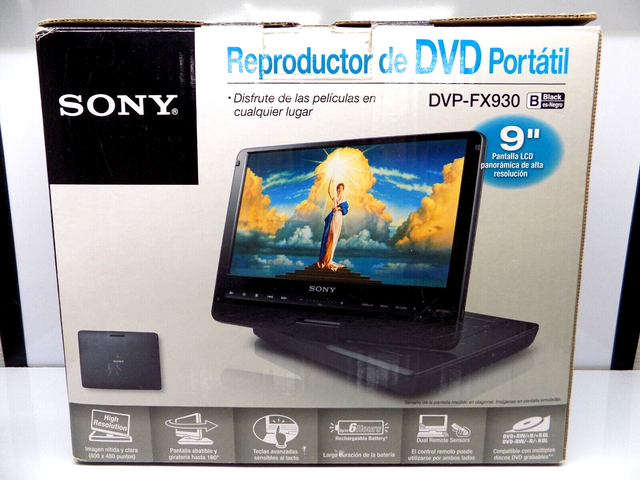 Sony DVP-FX930 Portable DVD Player (9") for sale online | eBay