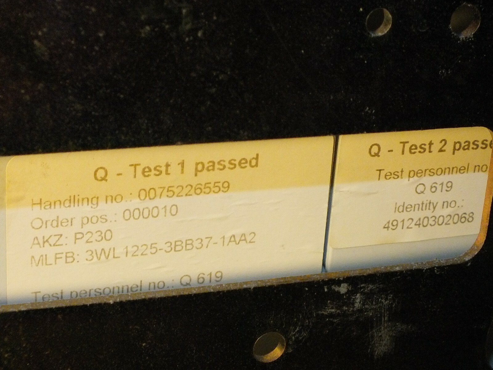 SIEMENS 3WL1225-3BB35-1AA2 In -2500A & 3WL9212-4AD11-0AA1 | eBay UK