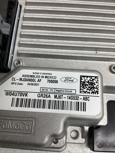 Fits 2021 - 2024 FORD ESCAPE Audio Interface Control Module ...