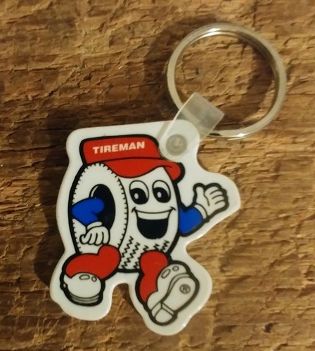 Vintage " TIREMAN " Keychain - Belle Tire - One of a Kind ... | eBay