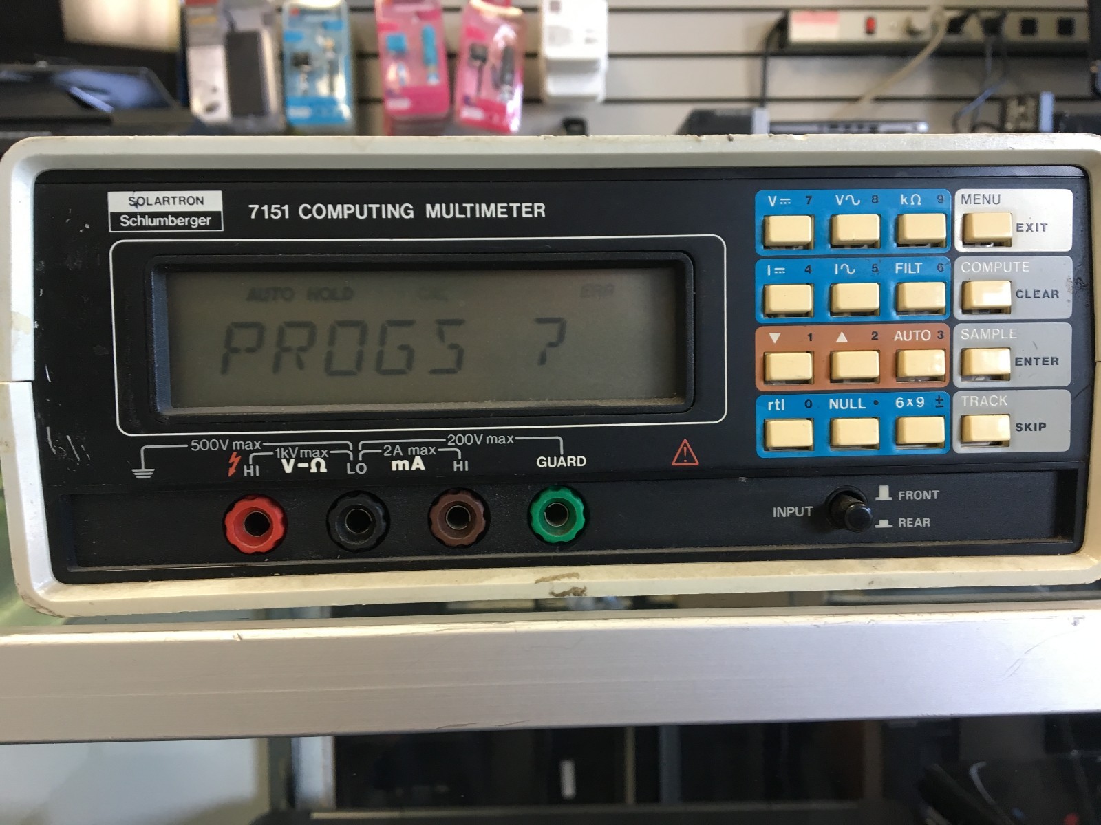 SOLARTRON SCHLUMBERGER 7151 COMPUTING DIGITAL MULTIMETER *TESTED* | eBay