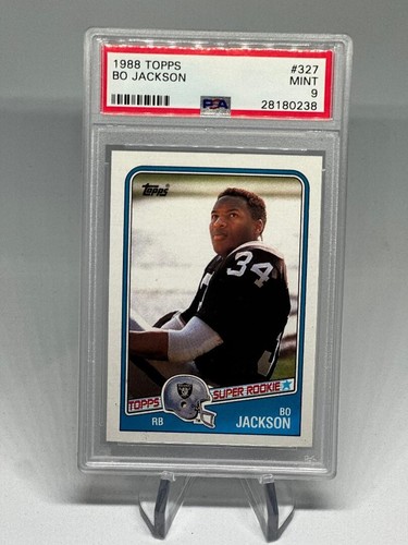 1988 TOPPS BO JACKSON #327 RC RAIDERS PSA 9 | eBay
