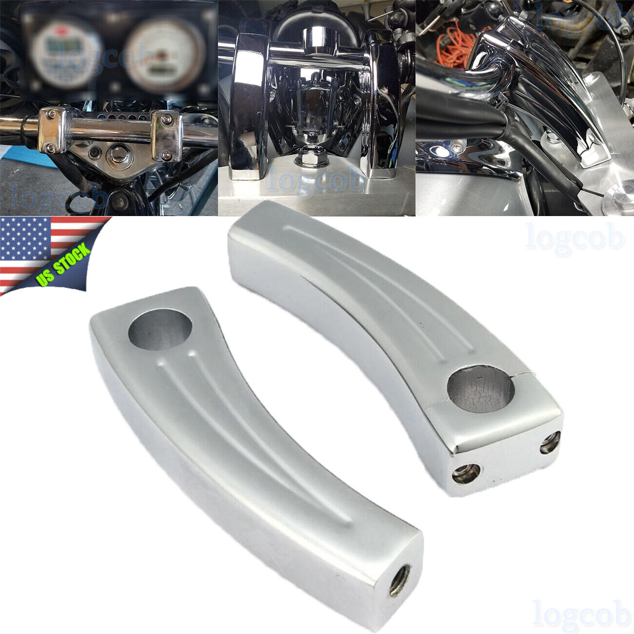 7" Handlebar Risers For Honda Shadow VT ACE Aero Sabre Spirit VLX 600 ...