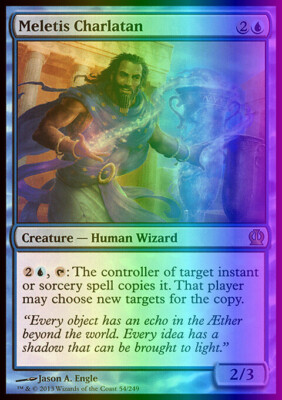 MTG Magic the Gathering Meletis Charlatan (54/260) Theros LP FOIL | eBay