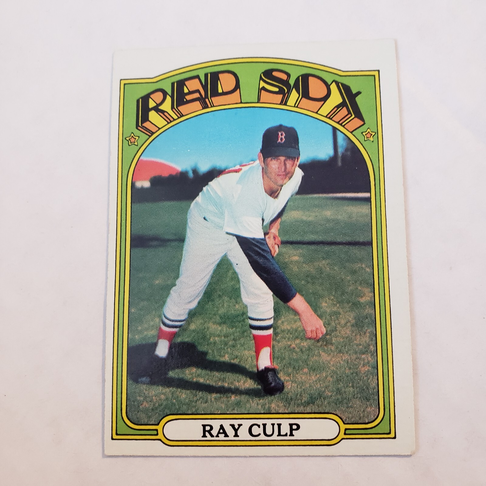 RAY CULP 1972 Topps Baseball card #2 Boston Red Sox EX- | eBay