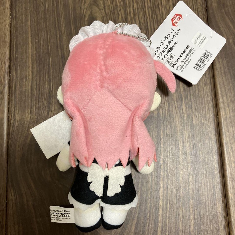 Bocchi the Rock! Goto Hitori Deformed Plush Doll Maid Cafe Fainting Ver ...