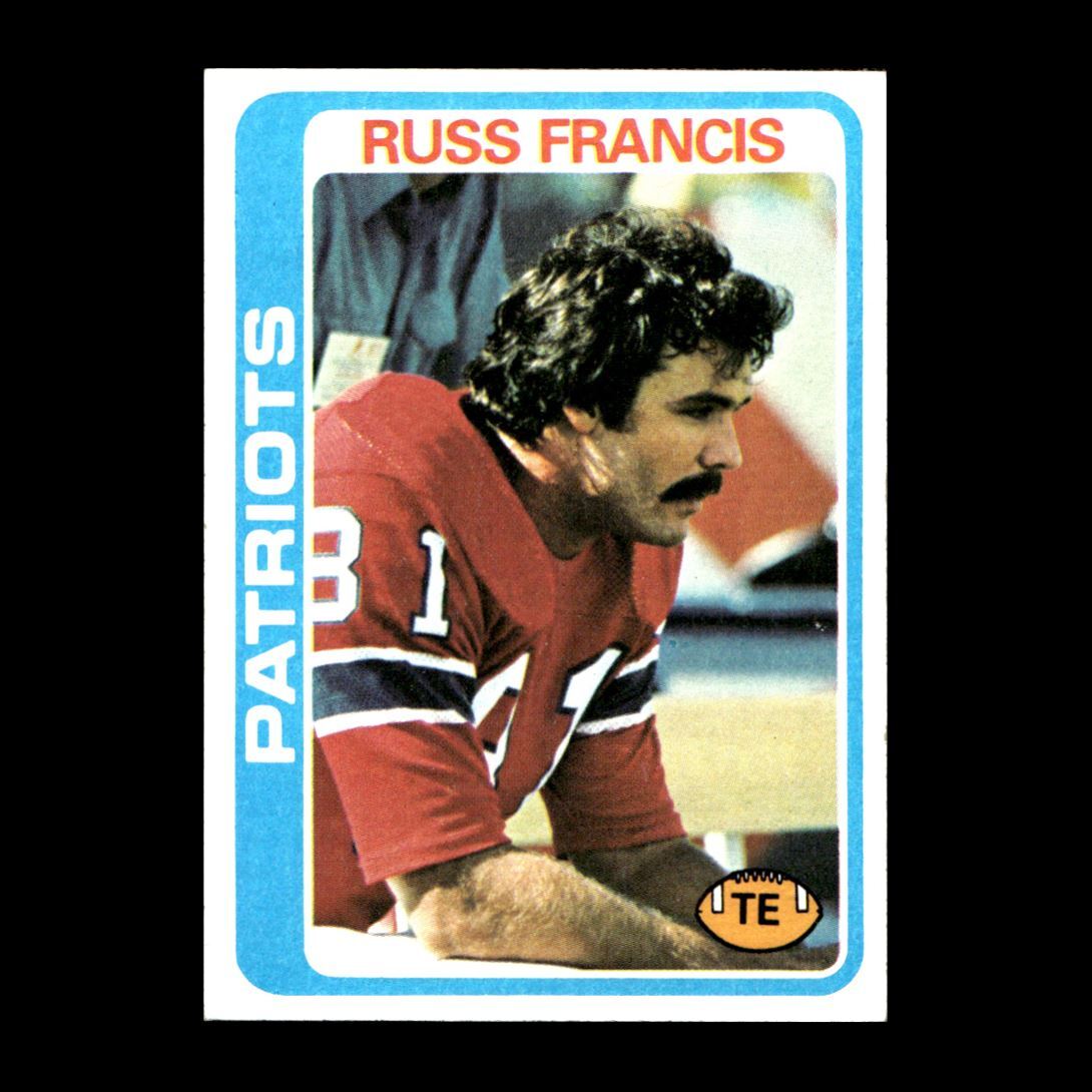 Russ Francis 1978 Topps New England Patriots #95 R308D 2 | eBay