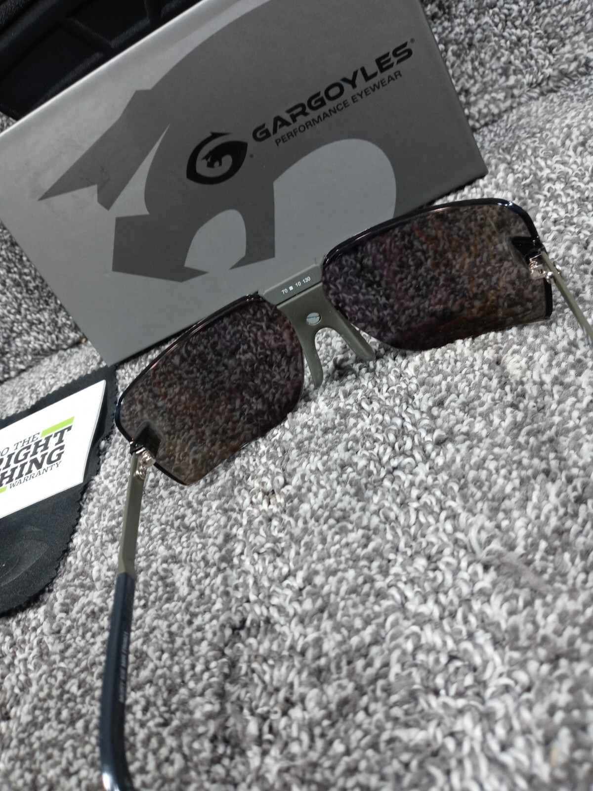 New Authentic Gargoyles Sunglasses Arnold Terminator 85s Ice Mirror ...