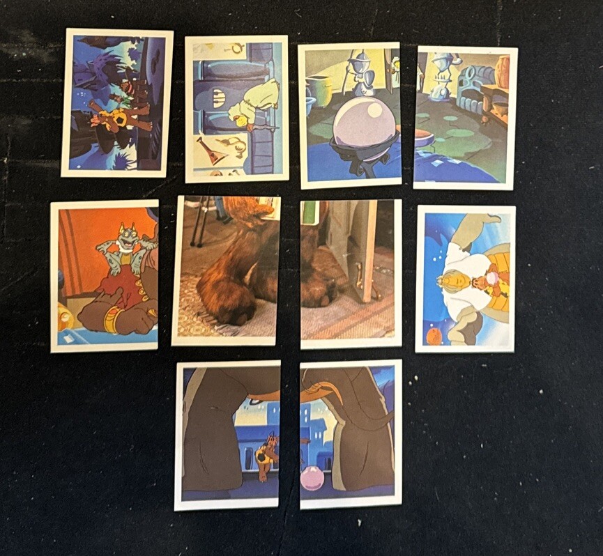 (Lot A) 10ct 1987 Alf Panini Italy Disney Album Trading Card Stickers ...