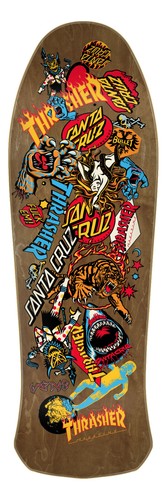 Santa Cruz x Thrasher Magazine Steve Alba SALBA OOPS Skateboard Deck | eBay