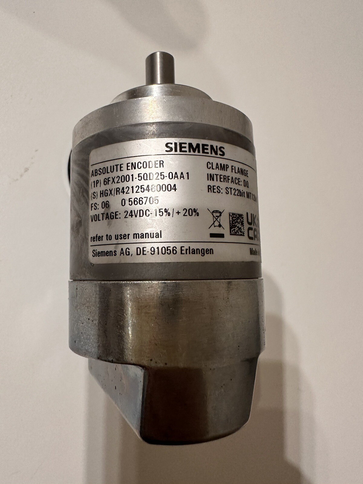 Siemens 6FX2001-5QD25-0AA1 / 6FX 2001-5QD25-0AA1 Absolute Encoder NEU ...