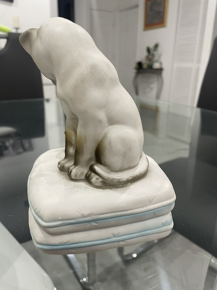 Vintage Mann Music Box Siamese Cat +Kitten Hand Painted Porcelain Japan ...