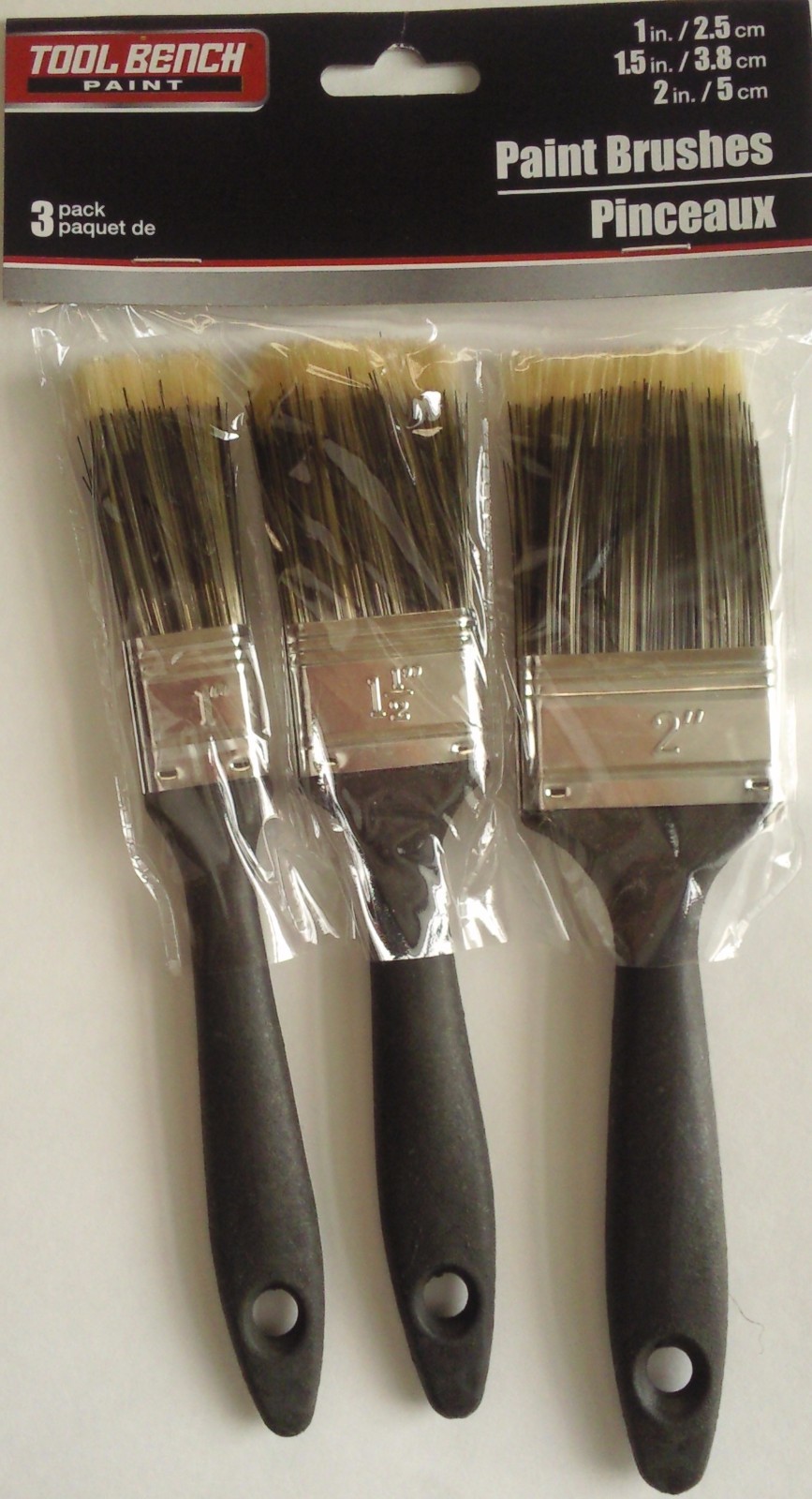 PROJECT PAINT BRUSHES Polyester 0.5" to 3" SELECT: BRUSH SET | eBay