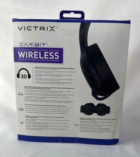Victrix Gambit 052-003-Jp Wireless Gaming Headset PS4/PS5 New Sealed | eBay