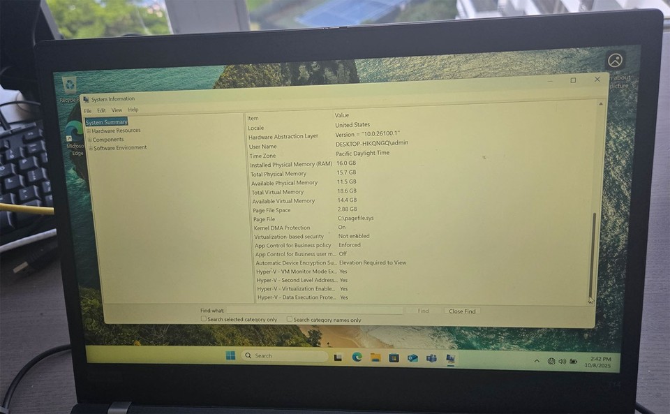 LENOVO THINKPAD T14 INTEL CORE i7 2.80GHz 16 GB 512GB SSD 14 WIN 11 GEN ...