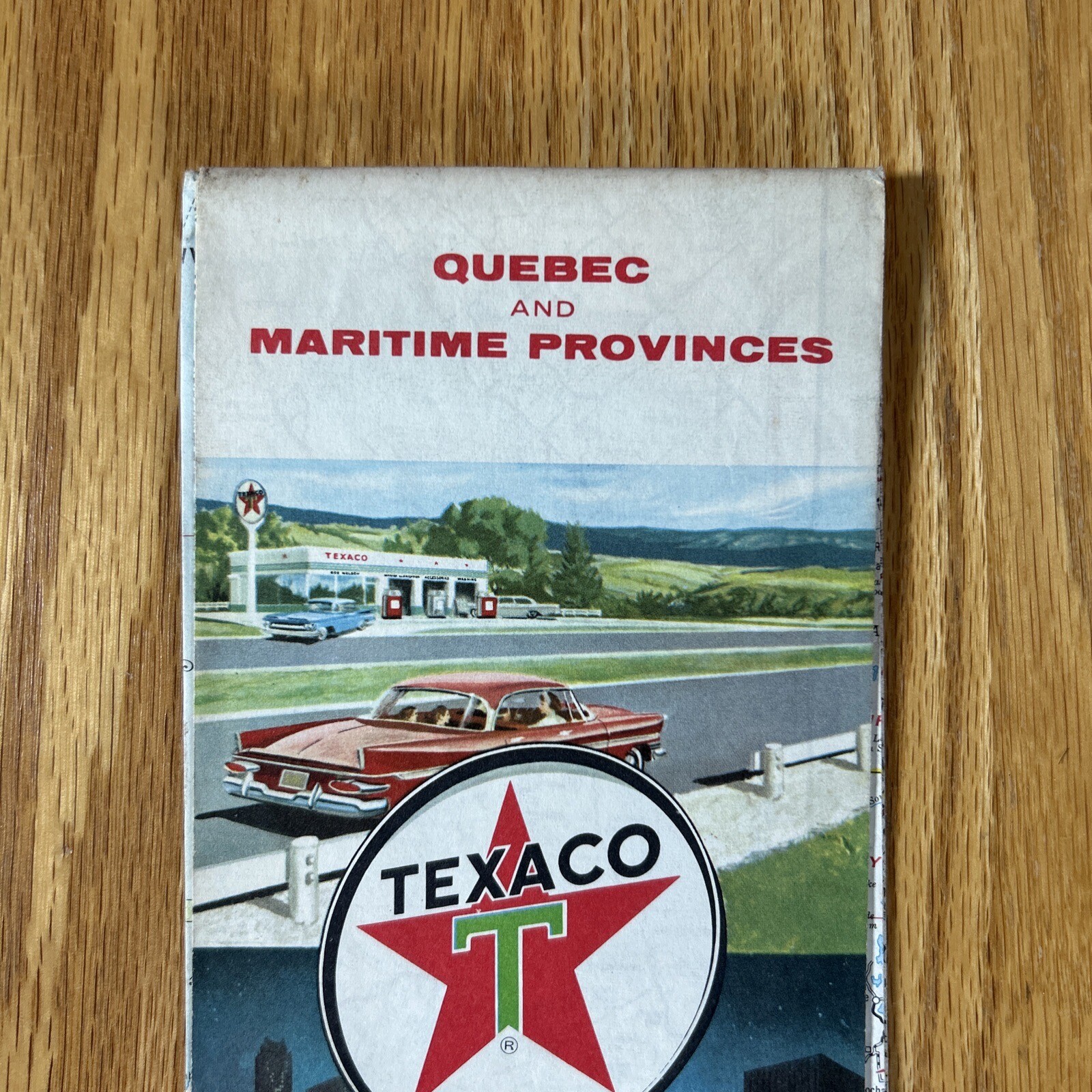 Texaco Map Quebec Canada Montreal Nova Scotia Maritime Provinces 1961 ...