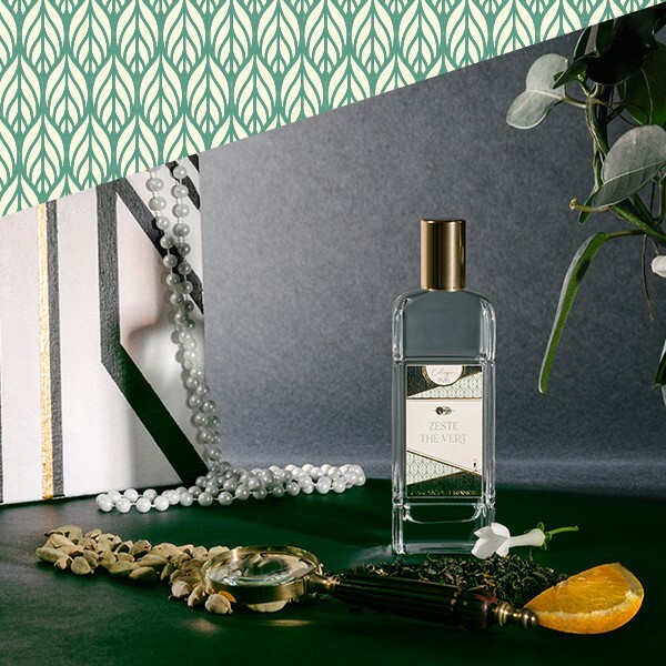 Eau de Cologne Zeste The Vert (Green Tea) 95ml Fragrance + 100g Scented ...